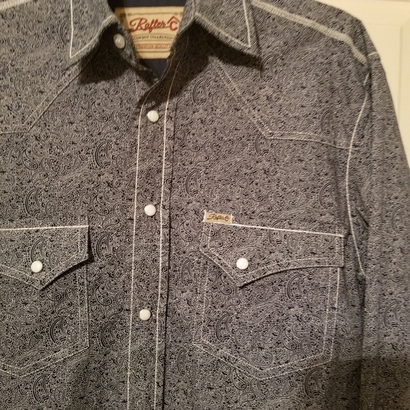 Rafter C | Shirts | Rafter C Western Paisley Shirt Size Small | Poshmark